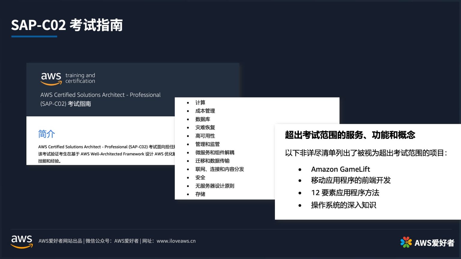 AWS SAP-C02 考试指南 – 顶云AWS爱好者